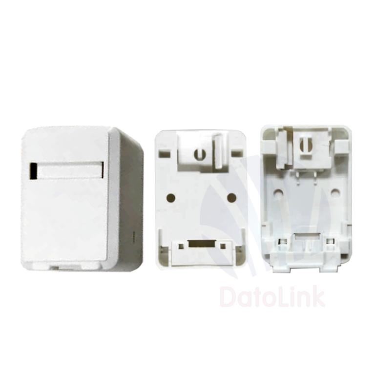 RJ45 socket box 1-port unshielded
