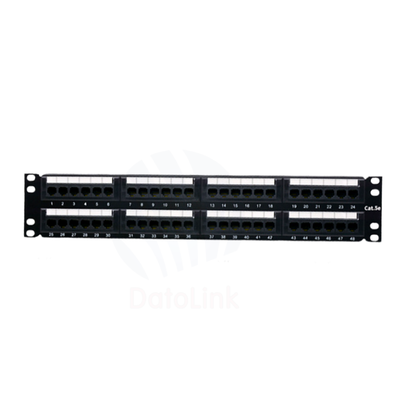 Patch Panel, Cat5E, UTP, 48 Port
